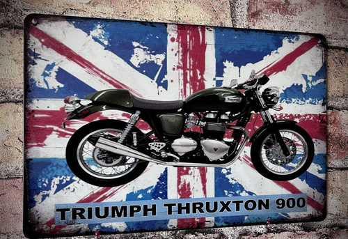 Декор на стену Triumph Thruxton 900