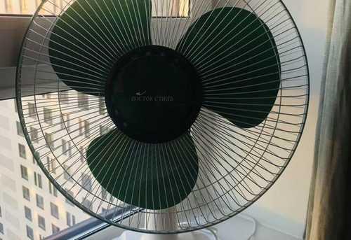 Вентилятор зелёный настольный Восток-стиль