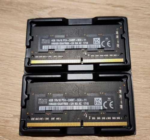 Оперативная память SO-DiMM ddr4 4gb 2400