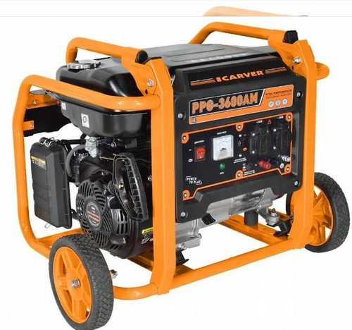 Бензиновый генератор Carver PPG-3600AM
