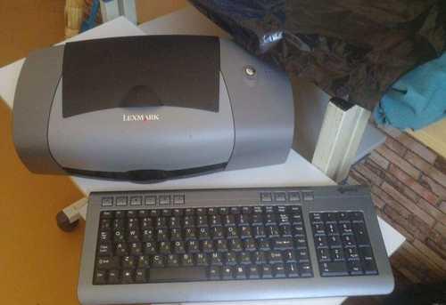 Принтер и клавиатура