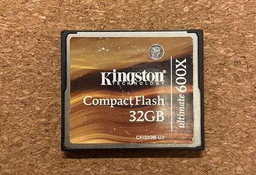 Kingston compact flash 32 gb 600x
