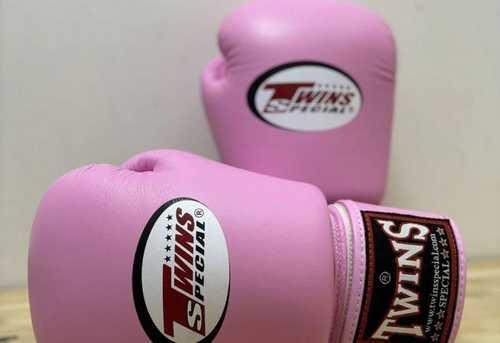 Боксерские перчатки Twins 14 oz натуральная кожа