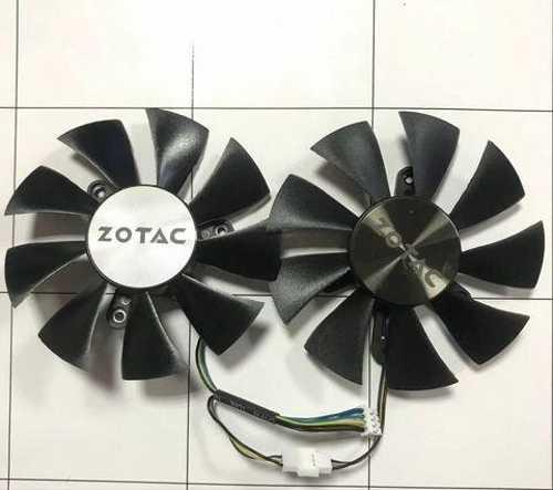 Кулер для видеокарты Zotac GTX1060, GTX1070 (пара)