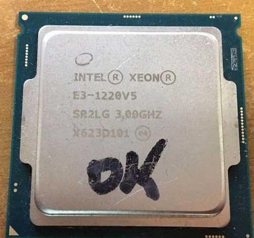 Процессор Intel Xeon E3-1220 v5