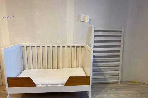 Детская Кроватка IKEA sundvik с матрасом