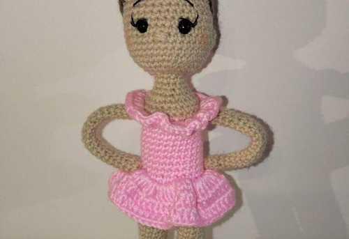 Кукла балерина в розовом платье 27 см