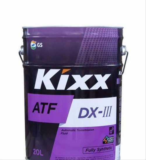 Трансмиссионная жидкость Kixx atf dx-III 20 л