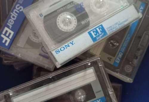 Аудиокассеты sony(15 шт)(цена за всё)