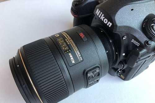 Nikon D850 kit Nikon 105mm f/2.8G Macro Lens