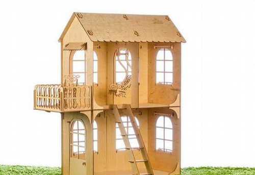 Кукольный домик деревянный сборный