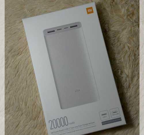 Внешний аккумулятор Xiaomi Mi Power Bank 3 20000