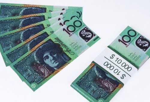 Сувенирные деньги 100 Австралийских долларов