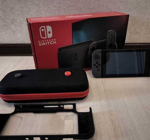 Nintendo switch rev 2 прошитая + sd 128gb