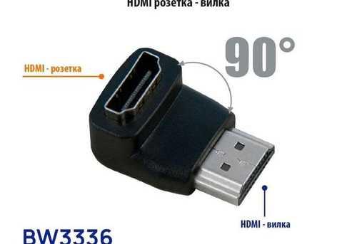 Переходник hdmi m/f 90