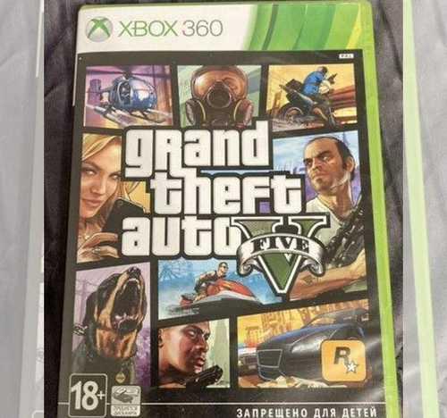 Gta 5 Xbox 360 лицензия 1 диск