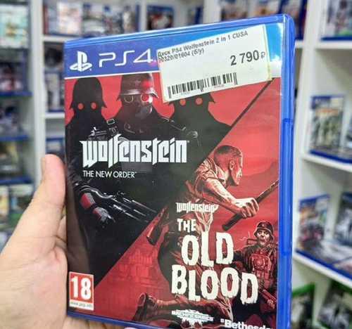 Wolfenstein 2 in 1 PS4