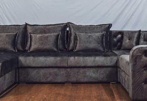 Мягкая мебель диван с каретной стяжкой Релакс