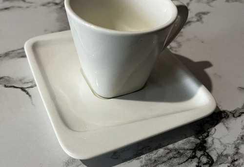 Чашки с тарелками для эспрессо (набор)