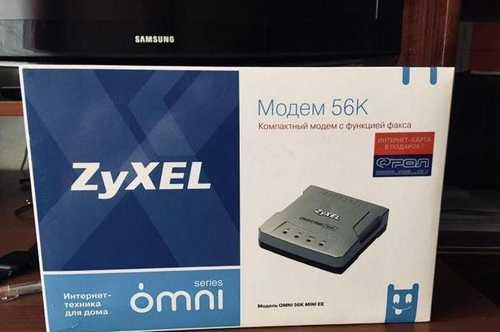 Модем Zyxel Omni 56K Mini