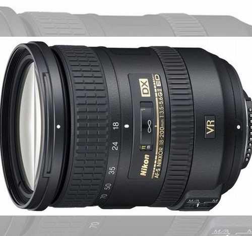 Nikon 18-200mm f/3.5-5.6G ED AF-S VR II новый