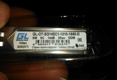 SFP-трансивер Gigalink GL-OT-SG14SC1-1310-1550-D