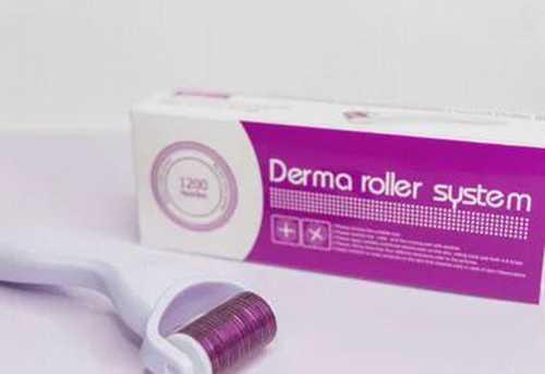 Мезороллер для лица тела волос Derma roller system