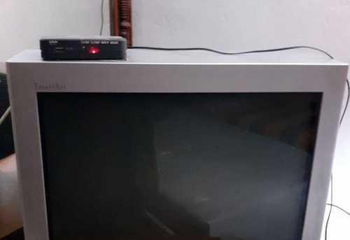 Телевизор 54 см JVC с приставкой