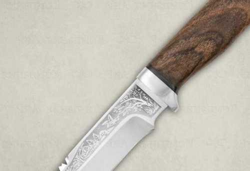 Нож разделочный аир Стрелец 95х18, 140 мм, орех