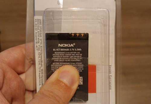 Новый аккумулятор Nokia bl-4ct 860mah