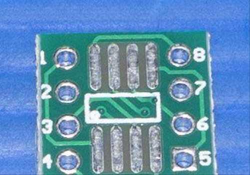 Макетная плата SOP8/soic8 на DIP8 с ножками