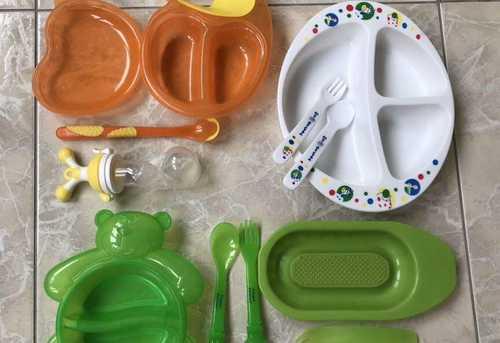 Детская пластикаовая посуда ниблер