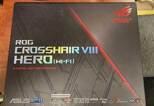 Плата Asus ROG Crosshair viii Hero Wi-Fi X570