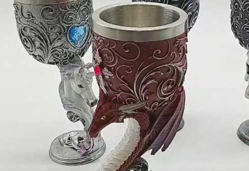Кубок бокал для вина "Дракон"