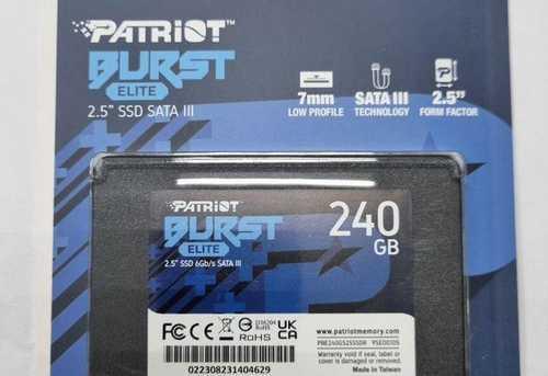 Patriot Memory Burst 240 гб SATA 2.5 NEW
