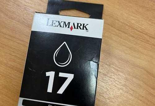 Струйный картридж Lexmark 17 (black)