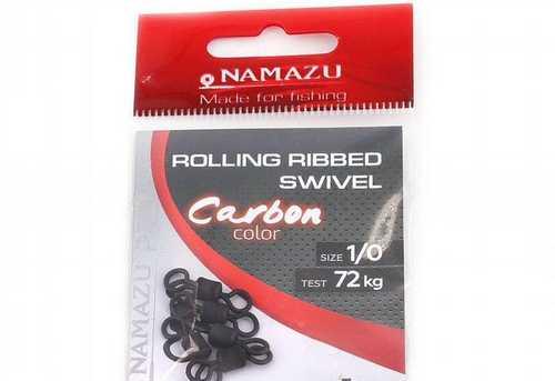Вертлюг "Namazu" Pro Rolling Ribbed Swivel латунь