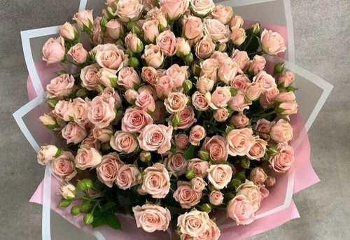 Роза Куст розовая Лидия 50 см