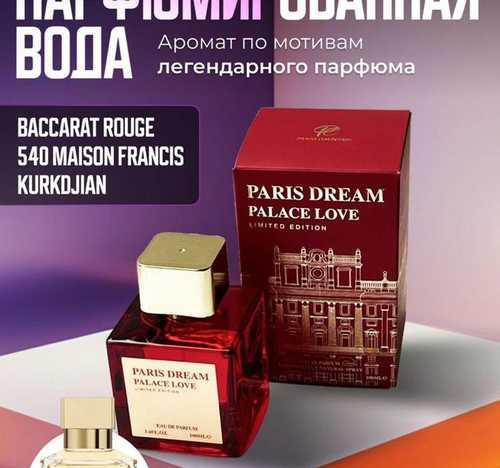 Парфюмерная вода по мотивам Baccarat Rouge 540