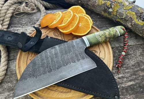 Сербский нож №1", клинок Дамасская сталь, рукоять