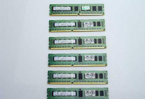 2GB планки серверной памяти Samsung DDR3