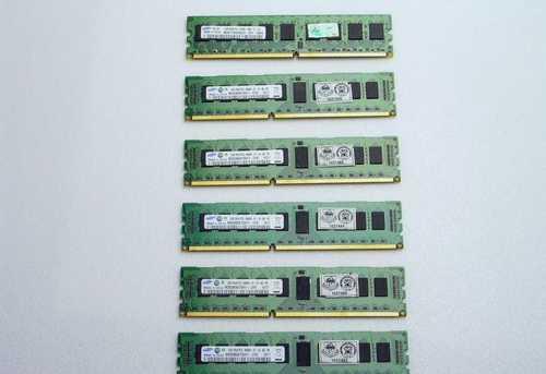 2GB планки серверной памяти Samsung DDR3