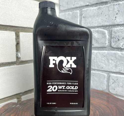 Масло Fox 20wt Gold для вилок и амортизаторов