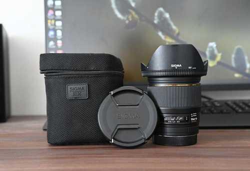 Объектив Sigma 20 mm 1.8 EX DG Canon EF