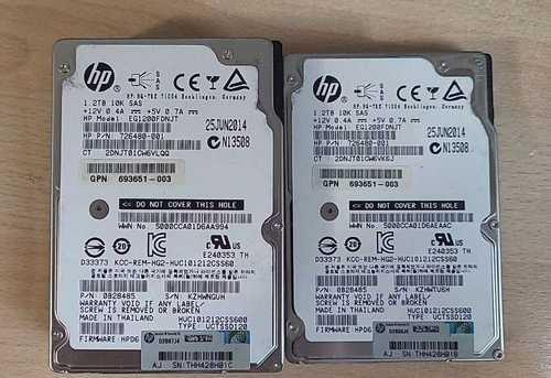 HP SAS 1.2TB 10K 2.5" EG1200fdnjt