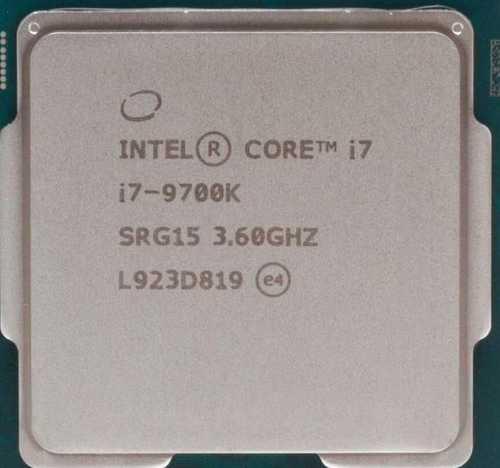 Процессор intel core i7 9700k