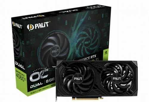 Видеокарта Palit RTX 4060 dual OC 8GB