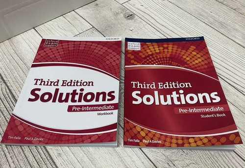 Учебники Solutions Pre-Intermediate комплекты