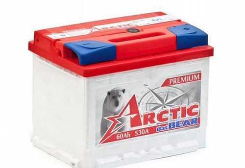 60Ah Аккумулятор 12В 6ст-60.0 Arctic Bear 530A