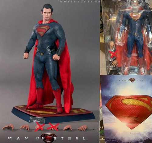 Hot Toys MMS 200 Superman   злой скульпт супермена